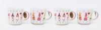 China Valentine Gnome Love Theme Ceramic Coffee Mug for sale
