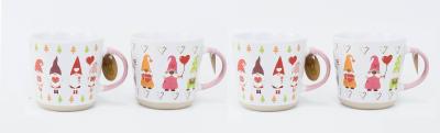China Valentine Gnome Love Theme Ceramic Coffee Mug for sale