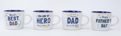 China amily Appreciation Ceramic Gift Mugs, Father’s Day & Mother’s Day Themed Relative Coffee Cups for sale