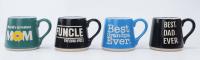 China amily Appreciation Ceramic Gift Mugs, Father’s Day & Mother’s Day Themed Relative Coffee Cups for sale