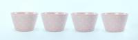 China Matte Pastel Geometric Embossed Ceramic Mug & Bowl Matching Set for sale