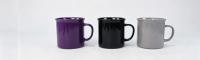 China Classic Solid Color Glazed Ceramic Coffee Mug for sale