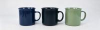 China Classic Solid Color Glazed Ceramic Coffee Mug for sale