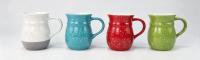 China Speckled Curvy Belly Ceramic Coffee Mug for sale