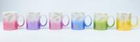 China Gradient Ombre Gold Foil Ceramic Mug Collection for sale
