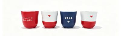 China Matte Solid Color Embossed CHALLENGE Short Round Ceramic Bowl Trio, Minimalist Wide Mouth Stackable Snack & Dessert Bowls for sale