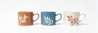 China Multi-Series Seasonal & Botanical Custom Initial Short Ceramic Mug Collection for sale
