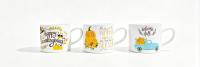 China Multi-Series Seasonal & Botanical Custom Initial Short Ceramic Mug Collection for sale