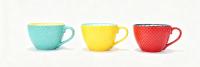 China Multi-Style Geometric Emboss Porcelain Breakfast Mugs, Colorful Wide Mouth Latte Tea Cups Collection for sale