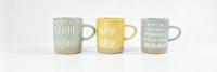China Minimalist Black Graphic Wide Belly White Ceramic Mugs, Heart Teardrop Checkerboard Print Coffee Tea Cups for sale