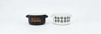 China 2 Pack Halloween Ceramic Soup Bowls with Dual Handles, Witch & Skull Pattern Ceramic Ramekins for Cereal, Chili, Baking & Holiday Decor for sale