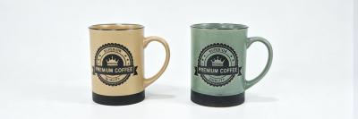 China 2 Pack Vintage Two-Tone Ceramic Coffee Mugs, Superior  Quality Crown Stamp Stoneware Cups, Microwave & Dishwasher Safe Mugs for Coffee Tea, Neutral Khaki Sage Green Drinking Cups for Daily Use & for sale