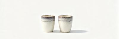 China 2 Pack Gradient Reactive Glaze Ceramic Tumblers for sale