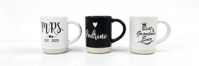 China ersonalized Family Coffee Mug, 15 Oz Inspirational Ceramic Mug Gift for Grandma, Godfather, Bride, Novelty Tea Cup with Natural Clay Base for sale
