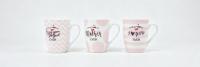 China Mother's Day Pink Pattern Ceramic Coffee Mug, Sweet Quote Tea Cup, Sentimental Gift for Mom for sale