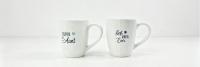 China Super Aunt & Best Papa Ever Embossed Ceramic Coffee Mug Set of 2, White Textured Family Gift Tea Cups for sale