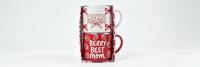 China 2 Pack Mama Berry Best Mom Ceramic Mugs, Mother’s Day Stackable Mug Gift Set for sale
