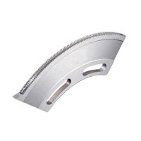 China Cr12MoV Arc Shaped Industrial Knife Blade For The Corrugated Cardboard for sale