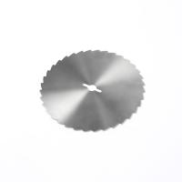 China 100mm Titanium Circular Smooth Food Meat Slicer Blade Cutting Bone Frozen for sale