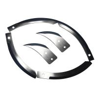China 440C Stainless Poultry Processing Knife For Duck And Goose Cutting for sale