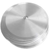China 80mm Circular Smooth Food Meat Slicer Blade For Food Processing Industry for sale