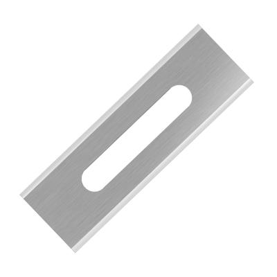 China 57x19x0.4mm Tungsten Carbide Blade Double Edges Industrial Slotted Cutter For Film Cutting for sale
