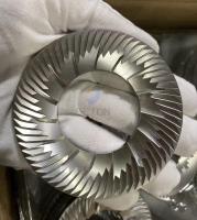 China Stainless Steel Flat Wheel Burr Set Blades For Pour Over Coffee Beans Brewiing Use for sale