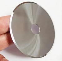 China Industrial Precision Stainless Steel Meat Slicer Blade Cutter Disc Circular Knife for Pork Beef Fish Slitting for sale
