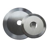 China Round Cutter Blade Slitting Cutter Round Carbide Roll Cutting Circular Knives for Disc Blade Round Rotary Blade for sale