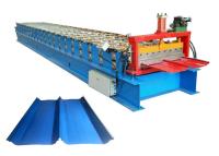 China Cr12 Cutter Standing Seam Roll Forming Machine Dimension 8600 * 1300 * 1450mm for sale