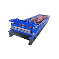 China Roof Tile Trapezoidal Sheet Roll Forming Machine Sidewall 16mm Under Frame 300 H-Beam for sale