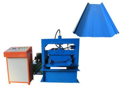 China Aluminum Profile Standing Seam Roll Forming Machine Joint Hidden Type Chain Size 27mm for sale