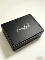 China Customizable Corrugated Paper Box packaging set includes protective kraft mailer and stylish matte black gift box for display for sale