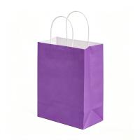 China Biodegradable Kraft Paper Bag Plastic Free Packaging Alternative Ideal for Holiday Gift Packaging and Retail Applications for sale
