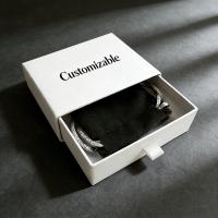 China Jewelry Paper Box Designed for Rings Necklaces Earrings with Dedicated Slots Soft Interior and Durable Greyboard Wrapped in Art Paper for sale