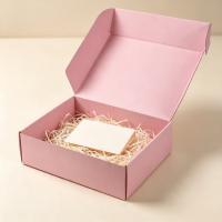China Customizable Corrugated Paper Box with One Piece Foldable Design and Minimal Tape Requirement for Quick Secure Packaging for sale