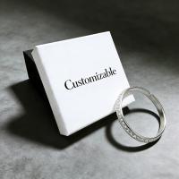 China Jewelry Paper Box crafted from coated art paper and grey board with hot stamping debossing and UV printing for a luxurious appearance for sale