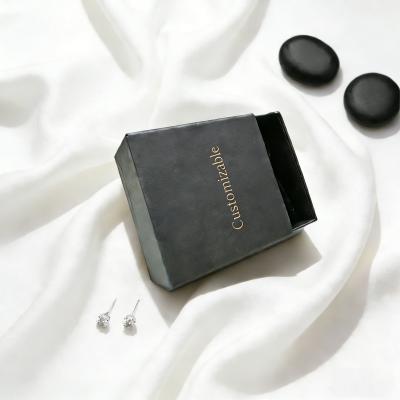 China Layered drawer style Jewelry Paper Box with smooth sliding drawers soft velvet lining and elegant texture perfect for personal or gifting for sale