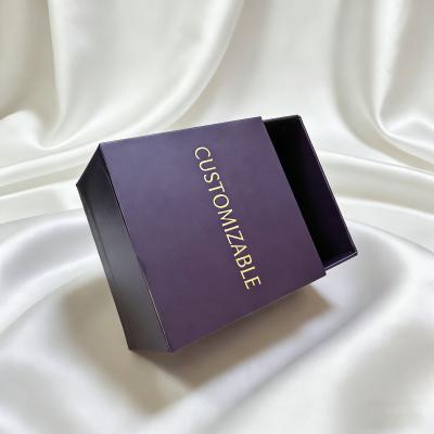 China Custom drawer style Jewelry Paper Box with smooth sliding drawers velvet lining and divided compartments for organized jewelry storage for sale