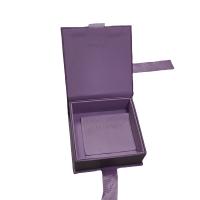 China Jewelry Paper Box Featuring Hard Paper Board Matte Lamination and Scratch Resistant Sponge Lining for Jewelry Protection for sale