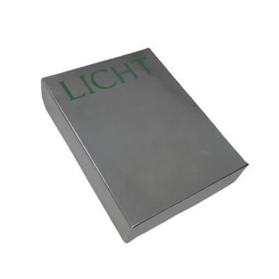 China Customizable Cosmetic Paper Box with gold and silver hot stamping embossing and debossing effects ideal for skincare and makeup packaging for sale