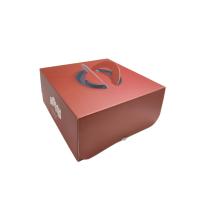 China Durable Package Paper Box with matte lamination thick white card paper neat cut dust proof and oil resistant perfect for birthday cake packaging for sale
