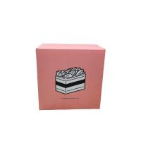 China Custom size Package Paper Box with thick white card paper matte lamination neat cut dust proof oil resistant suitable for birthday cake packaging for sale