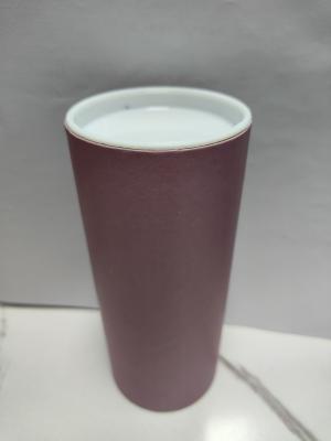 China paper tube featuring sleek elegant design wrapped with specialty paper and optional flocked lining to prevent jewelry scratches for sale