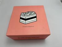 China Custom Cake Cardboard Box Featuring Drawer Book Shaped and Top Bottom Lid Designs with Lamination and UV Coating for Packaging for sale