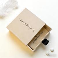 China Customizable Jewelry Paper Box made of greyboard mounted specialty paper with hot stamping embossing flexible MOQ ideal for packaging for sale