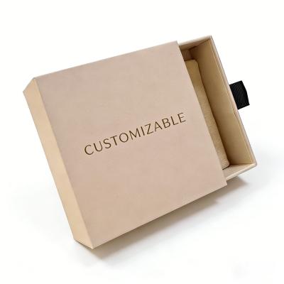 China Custom Jewelry Paper Box with greyboard mounted specialty paper hot stamping and embossing ideal for packaging of rings necklaces and gifting for sale