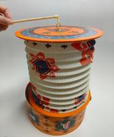 China Mid-Autumn Mooncake Gift Box with Classic Tang Mural Art, Round Shaped Luxury Box for sale
