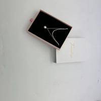 China Custom Jewelry Paper Box made from rigid cardboard with matte laminated surface available in flip lid drawer and two piece box styles with hot stamping embossing and UV printing for sale