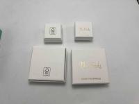 China Custom Jewelry Paper Box with rigid cardboard matte laminated surface multiple styles including flip lid drawer and two piece box featuring hot stamping embossing and UV printing for sale